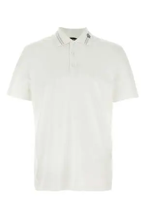 Versace Polo 'polo 'medusa Embroidery - White