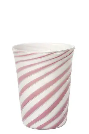 BITOSSI Glass Tumbler Set With Spiral Motif - Purple