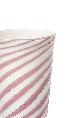 BITOSSI Glass Tumbler Set With Spiral Motif
