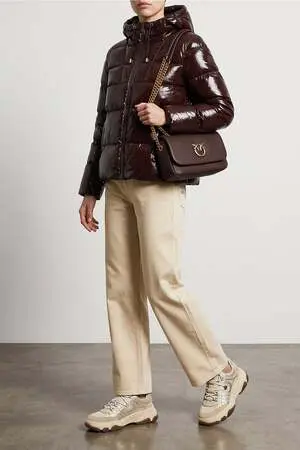 Pinko Glossy Finish Puffer Jacket