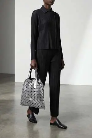 Issey Miyake The 'prism' Tote - Silver