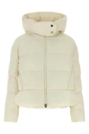 Pinko Love Birds' Logo Down Jacket - Beige