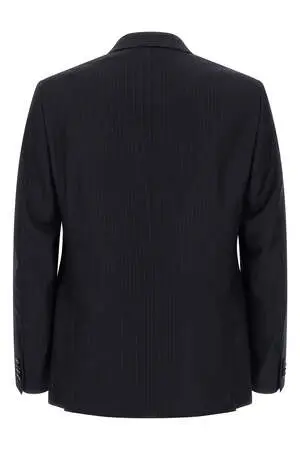 Zegna Pinstripe Flannel Suit - Blue