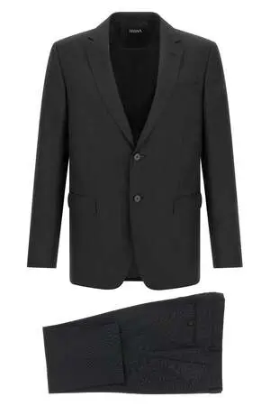 Zegna Sartorial Wool Suit - Gray