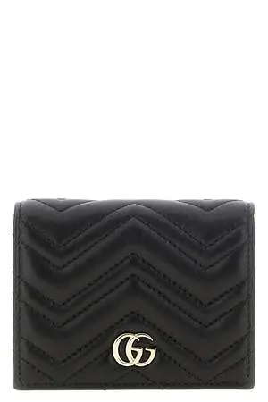 Gucci Gg Marmont Small Wallet - Black