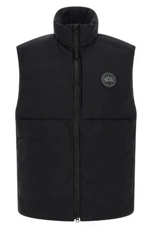 Canada Goose Padded Gilet With Label Patch - Black