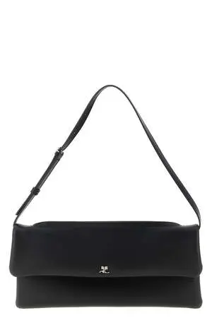 COURREGES Clutch 'cuff Leather Clutch - Black