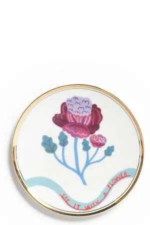 BITOSSI Plate 'geranio 15 Cm - Multi