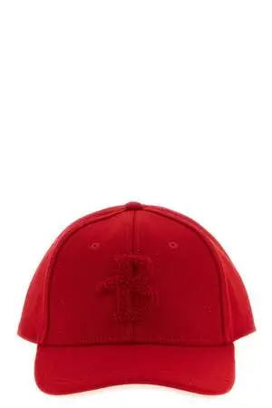 BALLANTYNE Monogram Patch Cap - Red