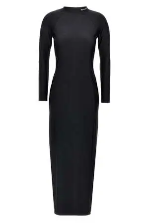 Alexander Wang Midi Dress With Logo Detail