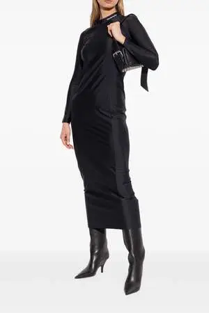 Alexander Wang Midi Dress With Logo Detail