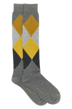 BALLANTYNE Argyle Socks - Gray