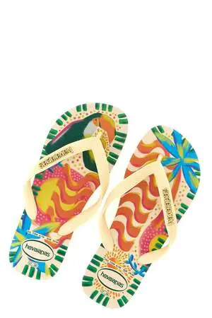 Havaianas Sandal With Metallic Logo Plaque