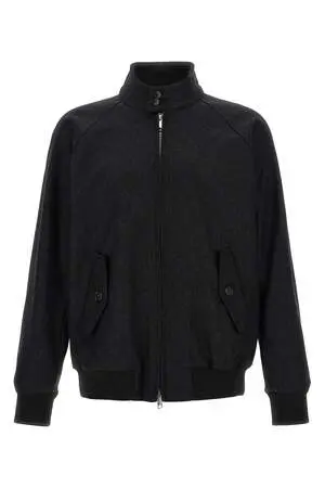 BARACUTA G9 Melton Jacket - Gray