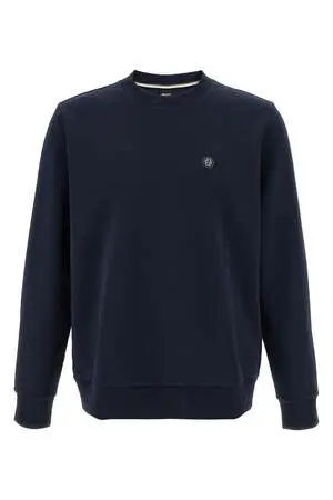 Hugo Boss Crewneck Sweatshirt With Logo Patch