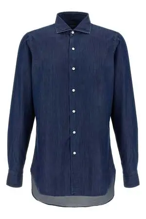 FINAMORE 1925 Napoli Shirt - Blue