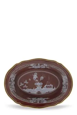 GINORI 1735 Tray 'oriente Italiano Castagna - Brown
