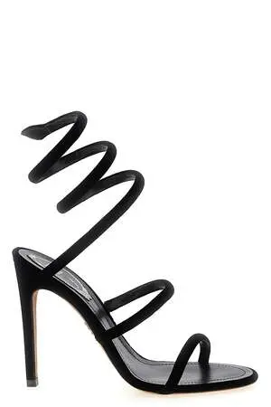 Rene Caovilla Cleo Sandals Spiral Detail
