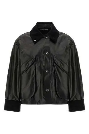 KASSL EDITIONS Jacket 'hunting Jacket Short Oil - Black