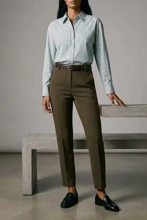 Alberto Biani Trousers With Elasticated Waistband