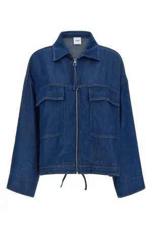 NUDE Blake Jacket With Zip Closure - Blue