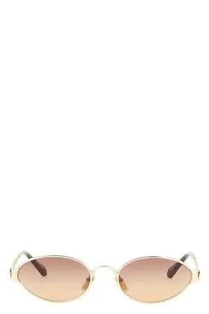 Chloé Oval Metal Sunglasses