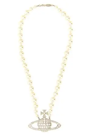 VIVIENNE WESTWOOD Man. Bas Relief Pearl Necklace