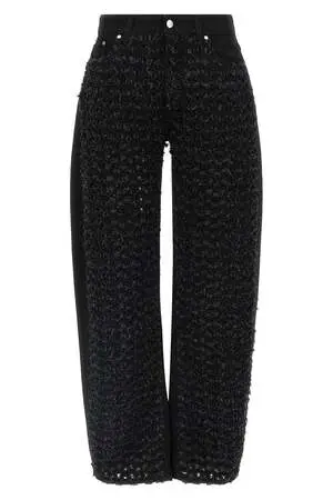 Stella McCartney Relaxed Jeans With Bouclé Panel