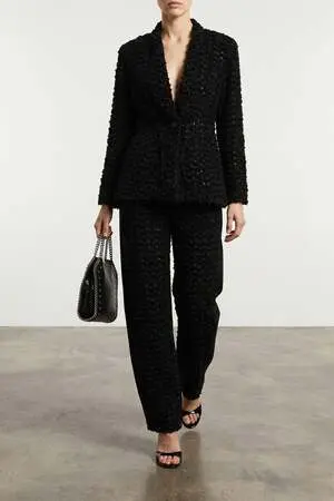 Stella McCartney Relaxed Jeans With Bouclé Panel