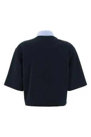 Stella McCartney Polo Shirt 'piquet Cropped
