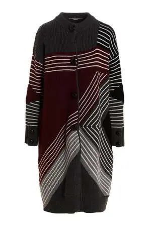 Stella McCartney Coat With Striped Pattern