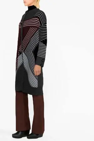 Stella McCartney Coat With Striped Pattern
