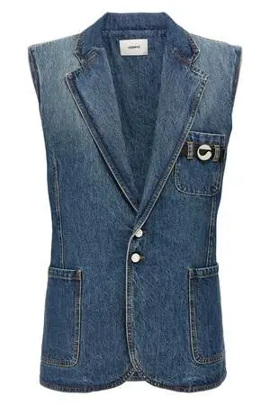 Coperni Vest 'sleeveless Denim Jacket - Blue