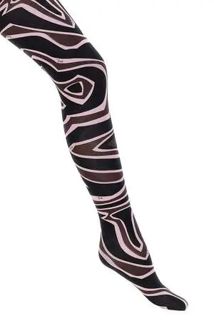 Emilio Pucci Labirinto" Print Tights - Multi