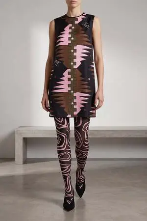 Emilio Pucci Labirinto" Print Tights