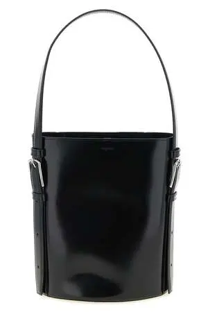 Coperni Bucket Bag With Asymmetrical Base - Black