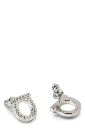 FERRAGAMO Gancini Crystals Earrings