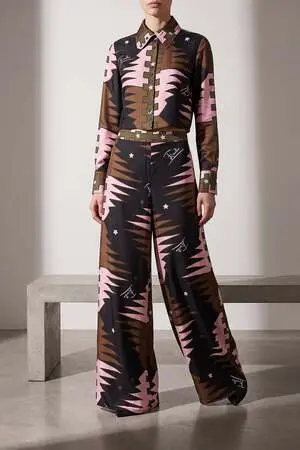 Emilio Pucci Valdimontone Print Trousers