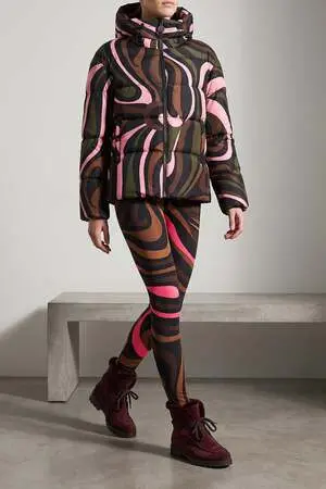 Emilio Pucci Color 'marmo' Puffer Jacket