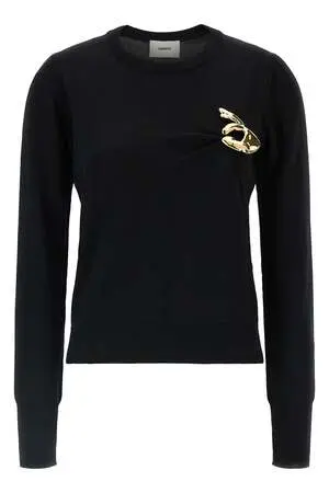 Coperni Emoji Brooch Sweater - Black