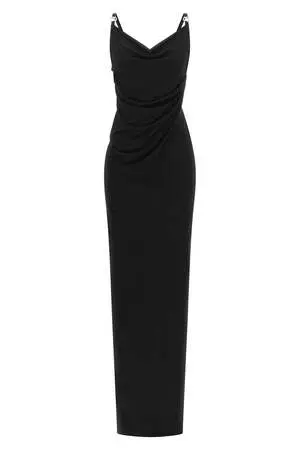 Coperni Logo Hardware Maxi Dress - Black
