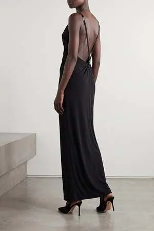 Coperni Logo Hardware Maxi Dress