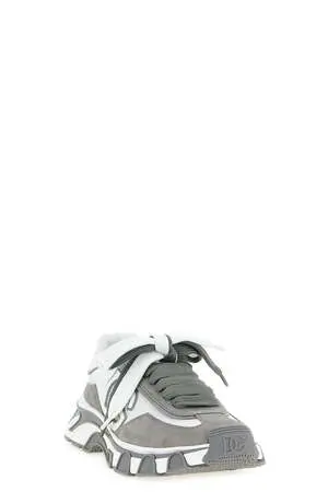 Dolce & Gabbana Leather And Technical Mesh Sneakers