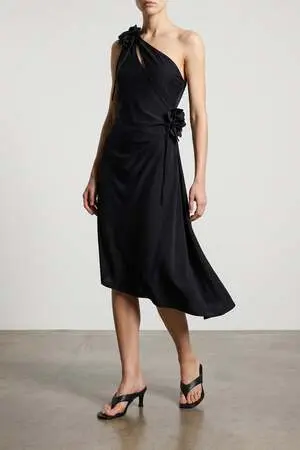 Coperni Asymmetric Mini Flower' Dress