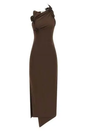 Coperni Floral Gown - Brown