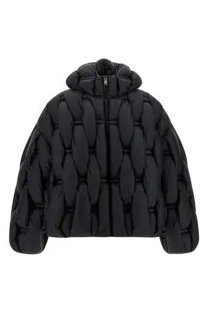 RAXXY Casual Jackets, Parkas '3d Woven Puffer Jacket - Black