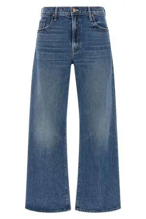 MOTHER The Mid Rise Maven Flood Jeans With Signature Stitching
