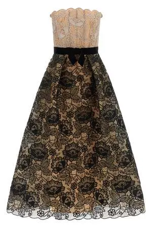 ELIE SAAB Guipure Lace Dress