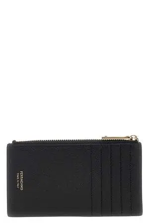 FERRAGAMO Card Holder With Gancini Detail