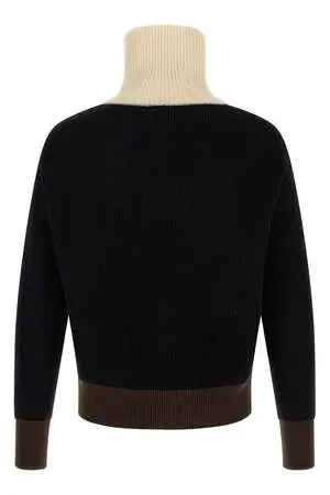 Kiton Color-block Sweater